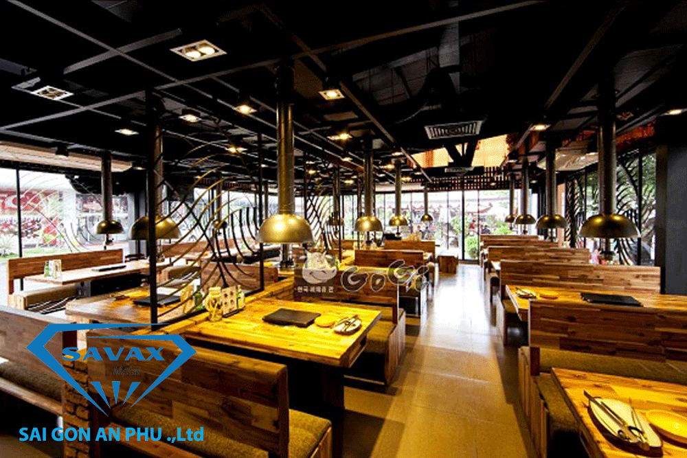 Thi công nội thất trọn gói tphcm - nhà hàng Gogi House